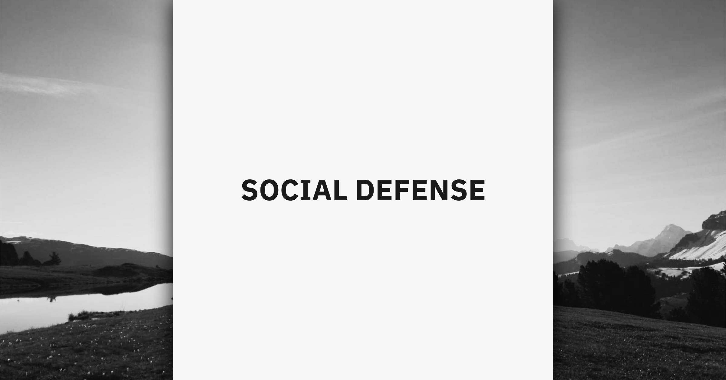 Social Defense